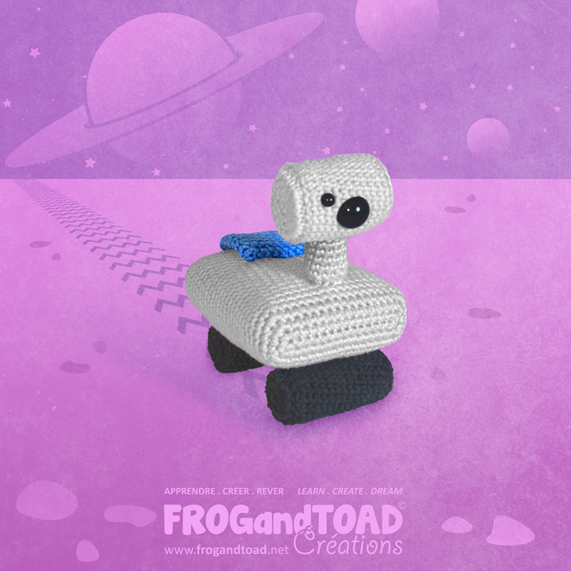 CHIBI - ROVER ROBOT - Amigurumi Crochet - Patron / Pattern - Mars Lune ...